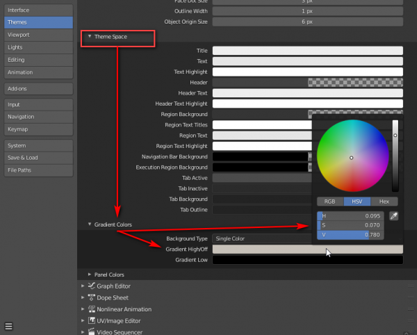 Blender set your own 3D view background color - markoze arts and web design