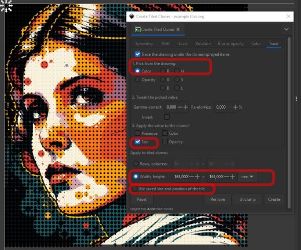 Creating Halftone images and patterns in Inkscape - markoze arts and ...